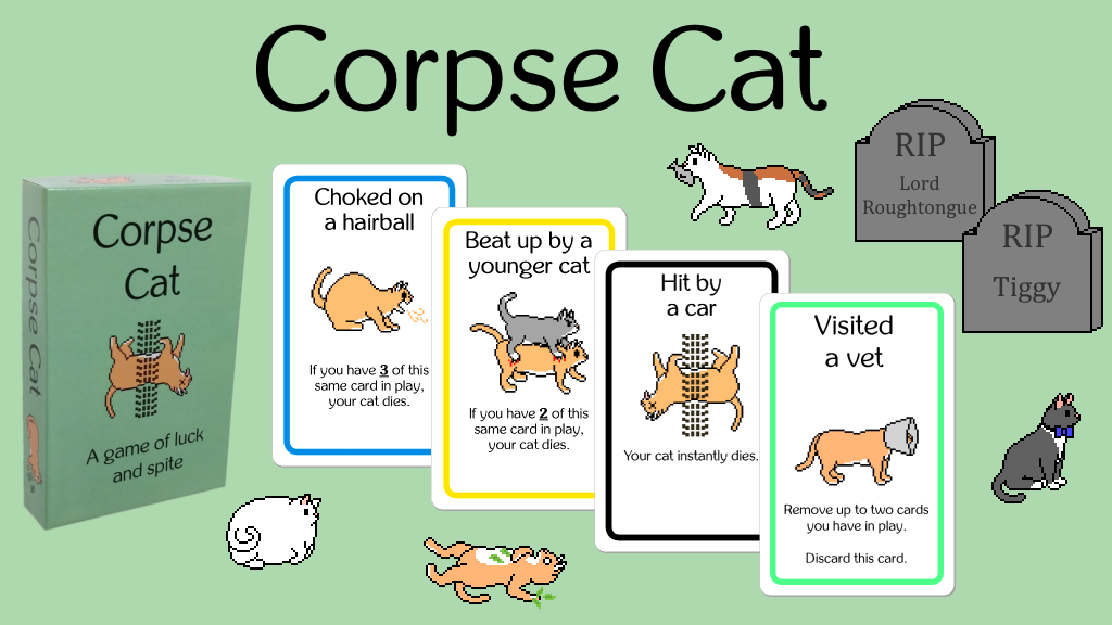 The Corpse Cat Kickstarter is fully funded! – Wandering Thoughts Games